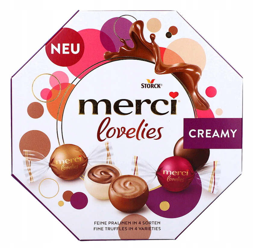 ᐈ Şokolad konfetlər Merci Lovelies Creamy, 185 q - qiymeti və satışı ...