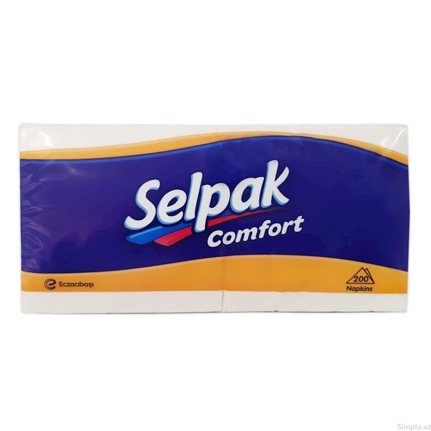 Салфетки столовые Selpak Comfort 200 штук - купить в Баку. Цена, обзор ...