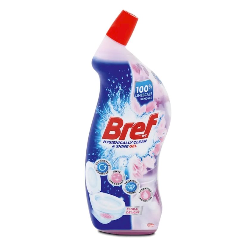 Tualet üçün təmizləyici vasitə Bref Hygienically Clean & Shine Floral ...