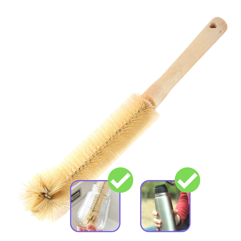 ᐈ Stakan və butulka yumaq üçün fırça MS-133, bej - qiymeti və satışı ...