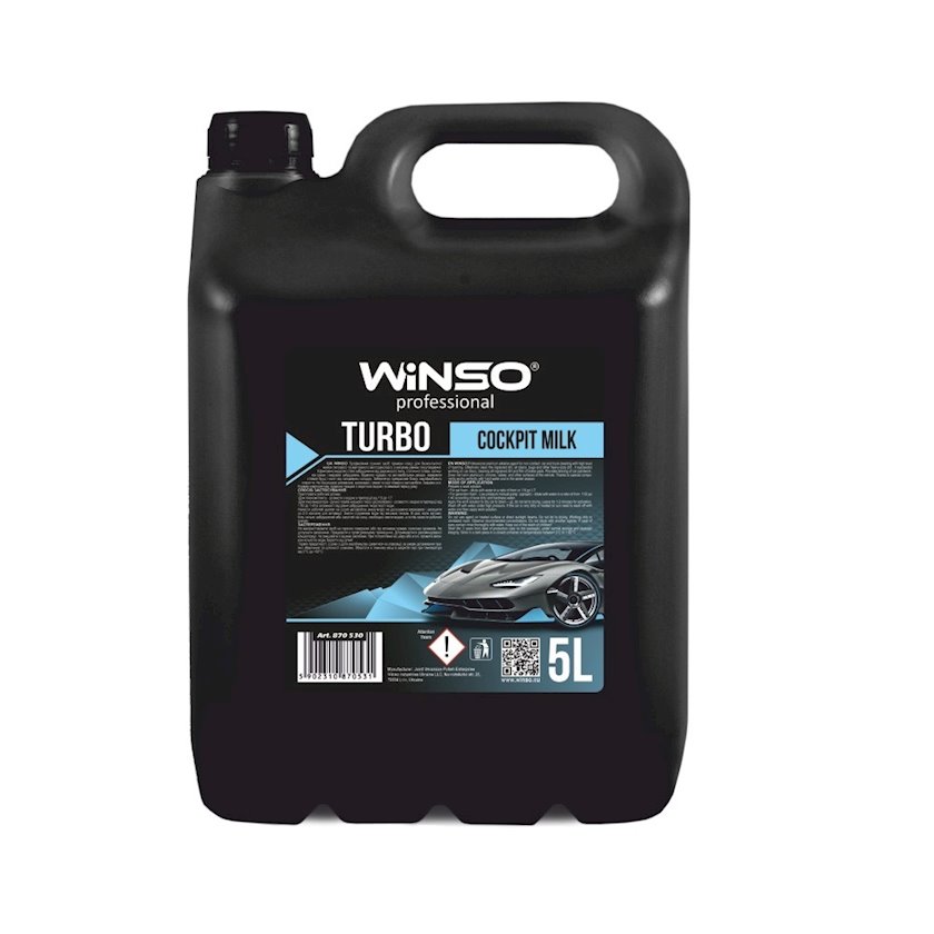 Полироль Winso Turbo Cockpit Milk, 5 л - купить в Баку. Цена, обзор ...