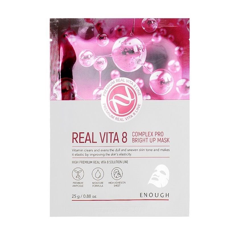 Parça maska Enough Real Vita 8 Complex Pro Bright Up Mask 25 q ...