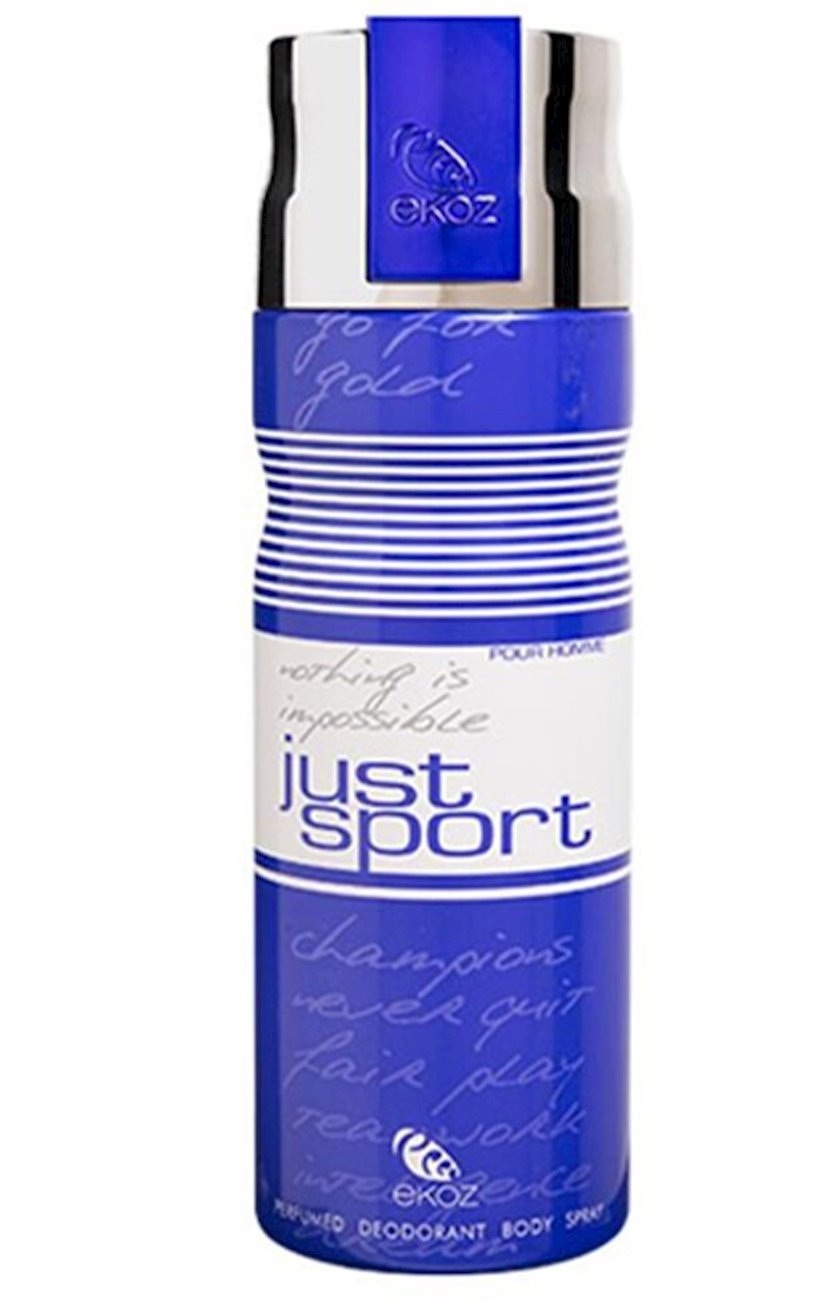 ᐈ Dezodorant Ekoz Just Sport Perfumed Body Spray, 200 ml - qiymeti və ...