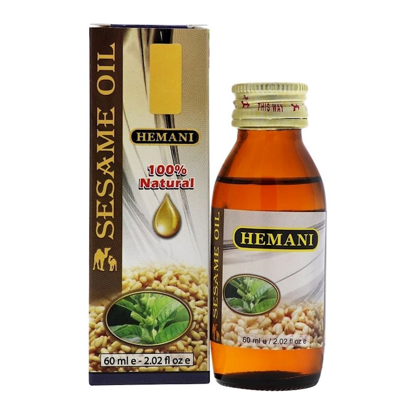Кунжутное масло Hemani Sesame Oil, 60 мл - Qiymeti, Bakıda almaq ...