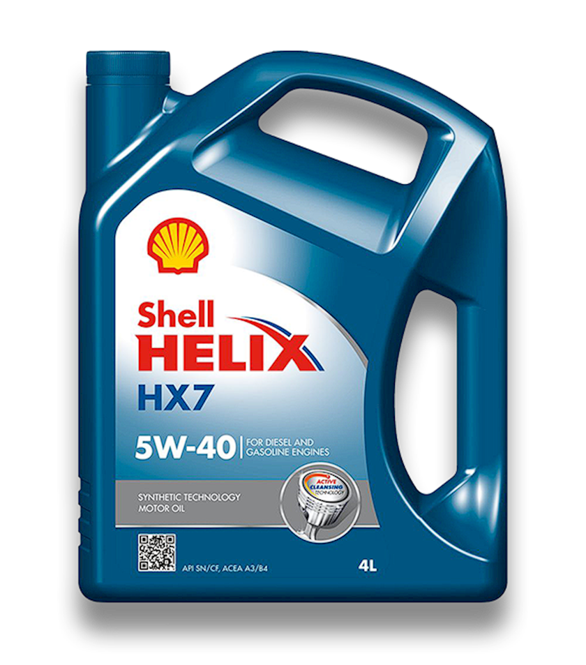 Yarısintetik Shell Helix Hx7 5W-40 4 l - Satışı | Mator Yaglari