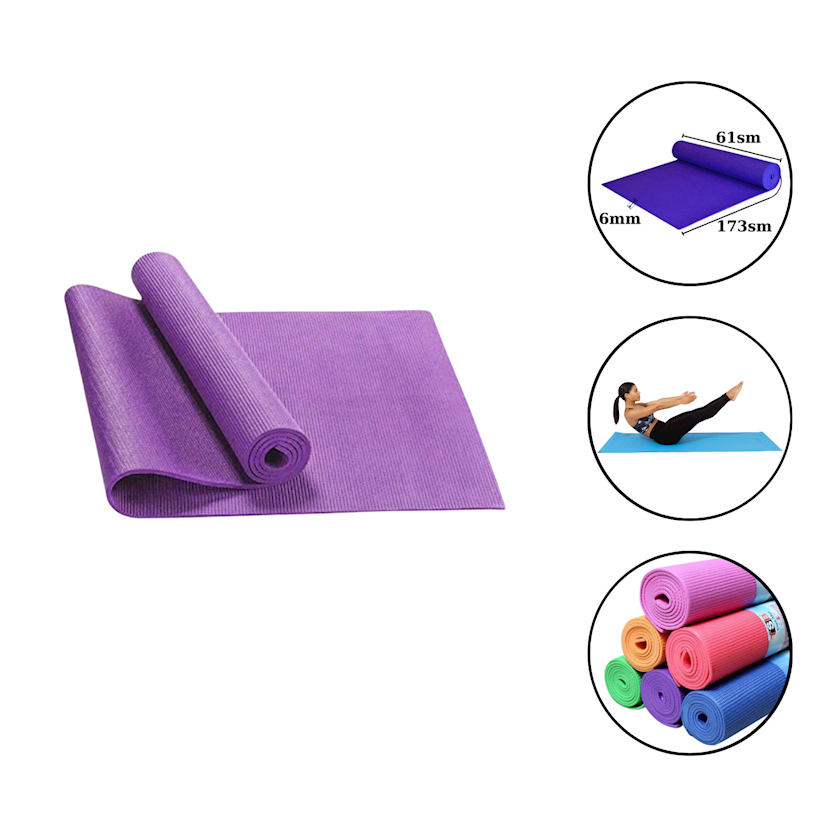Мат для йоги Yoga mat 1646, фиолетовый - купить в Баку. Цена, обзор ...