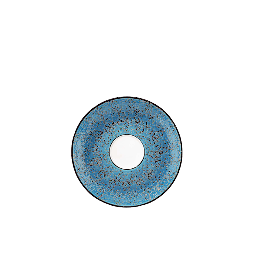 Nəlbəki Wilmax Splash Blue WL‑667636/B, dairə, 15 sm, farfor, mavi - Qiymeti, Bakıda almaq ...