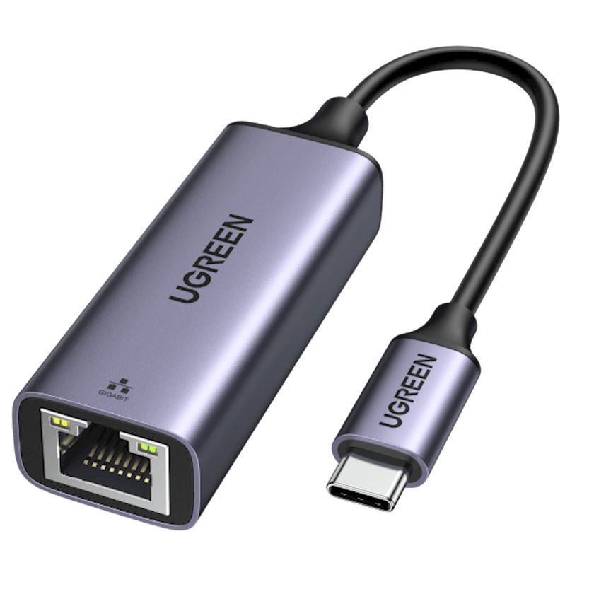 Şəbəkə Adapteri Ugreen Usb C To Ethernet Gigabit 50737 Qiymeti