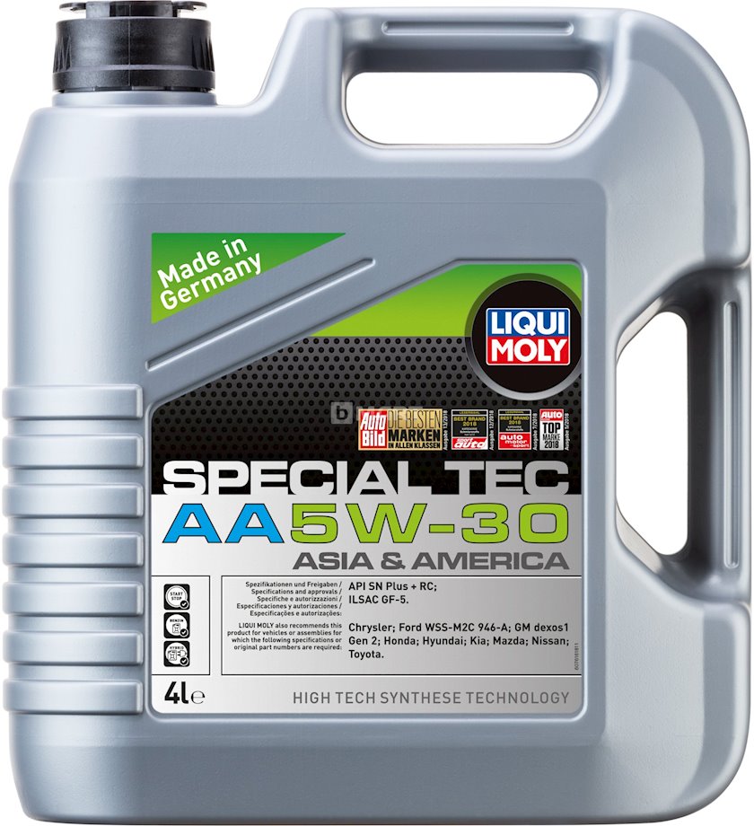 Motor yağı Liqui Moly Special Tec AA 5W-30, 4 l - Satışı | Mator Yaglari
