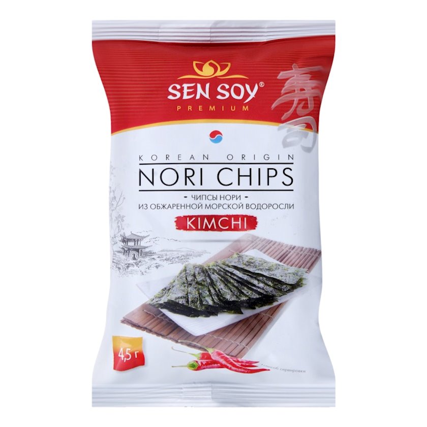 Чипсы Sen Soy Nori Kimchi 4.5 г - купить в Баку. Цена, обзор, отзывы ...