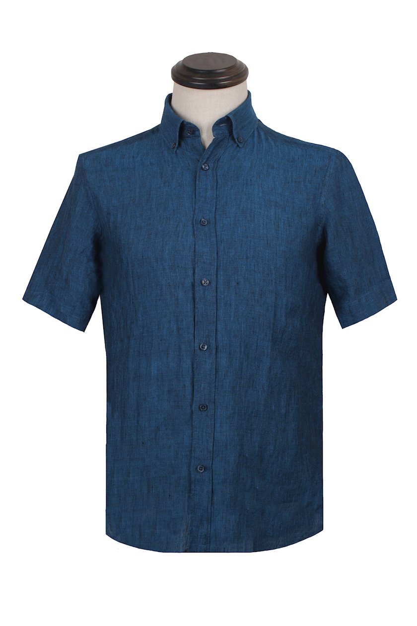 ᐈ Kişilər üçün qısaqol köynək Scallezioni 1011-6, göy, ölçü M - qiymeti ...