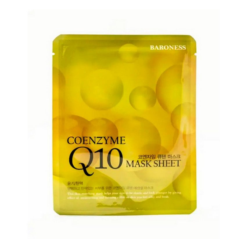 Üz üçün Parça Maskası Baroness Coenzyme Q10 Mask Sheet Koenzim Q10