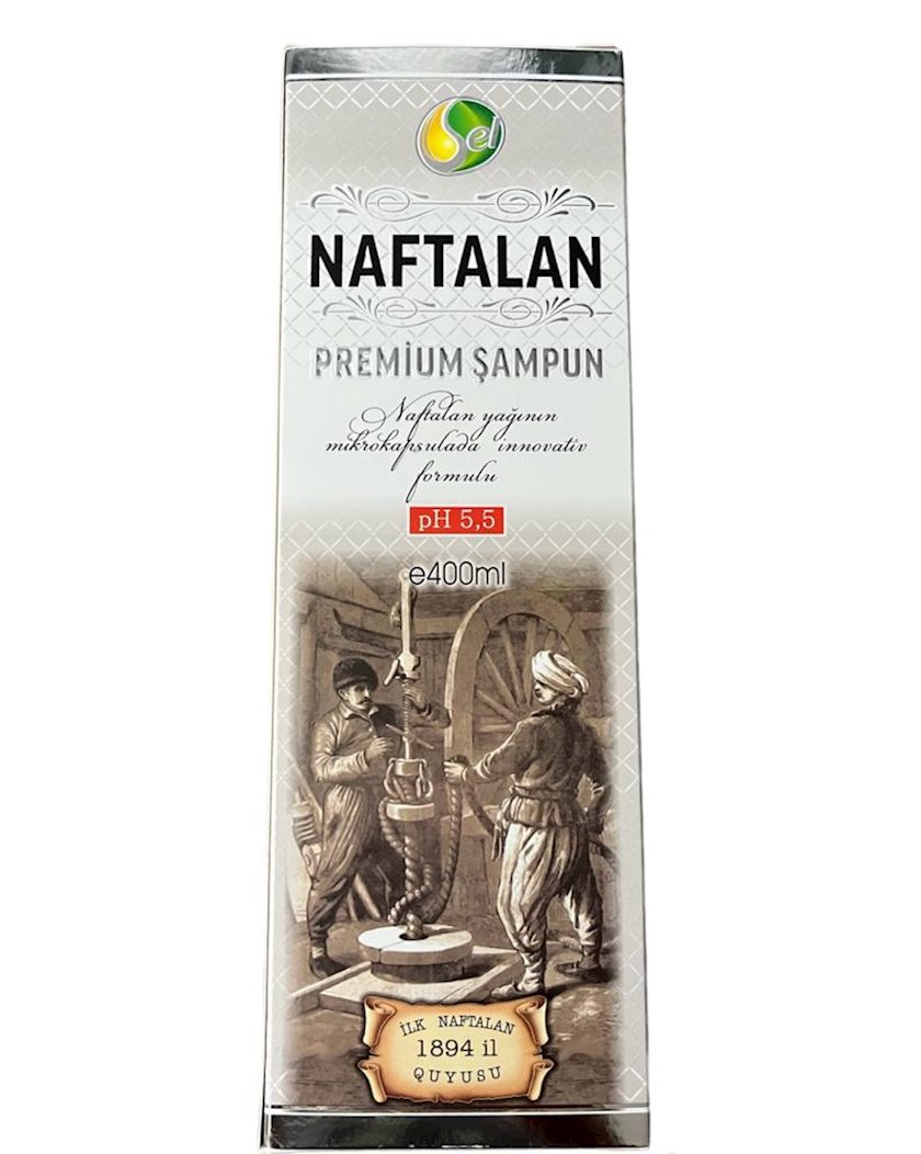 ᐈ Şampun Naftalan Premium Bərpaedici 400 ml - qiymeti və satışı | ️ ...