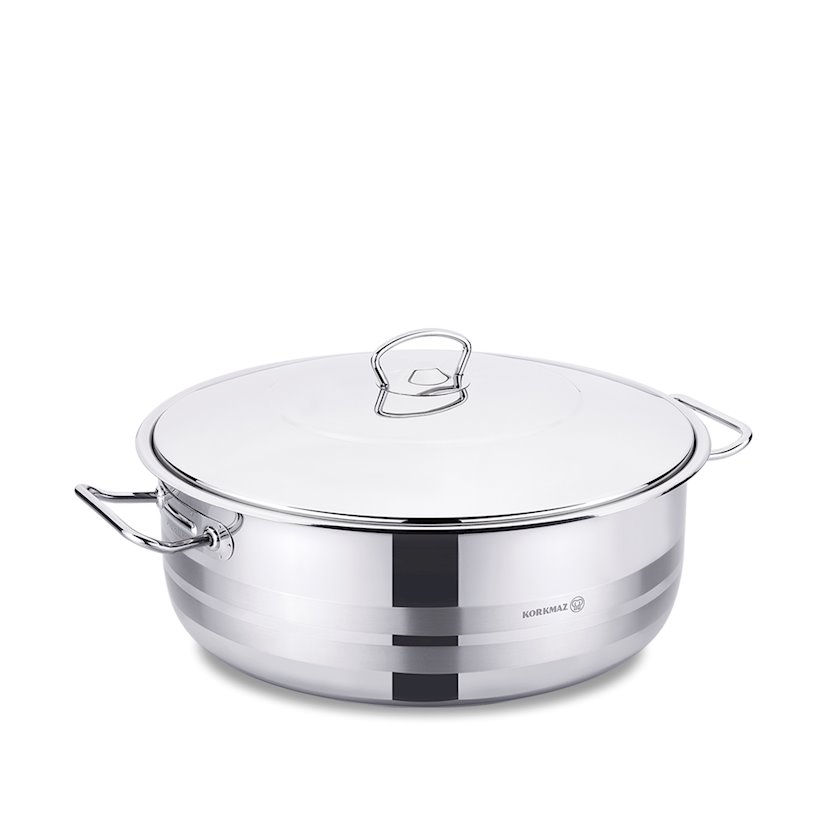 ᐈ Qazan Korkmaz Mega A1956 36x10 sm, 10 l - qiymeti və satışı | ️ BIRMARKET