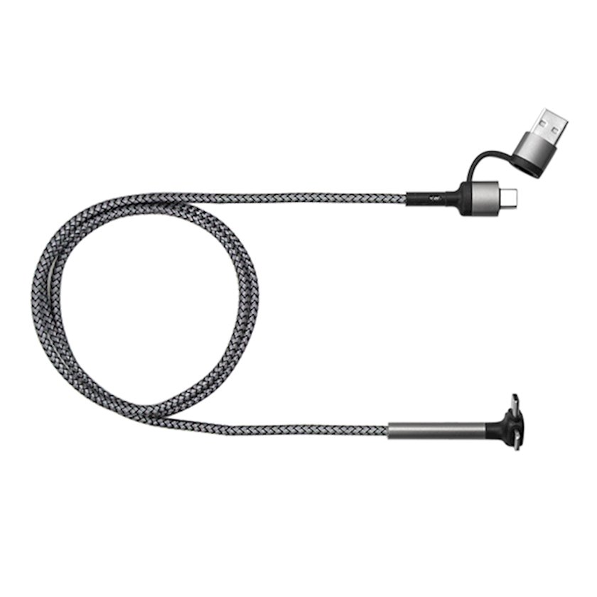 Kabel USB Trident Pro SA01OBK USB-A/Type-C, qara - Qiymeti, Bakıda ...