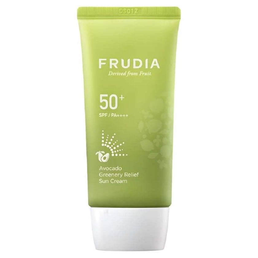 Солнцезащитный крем для лица Frudia Avocado Greenery Relief Sun Cream ...