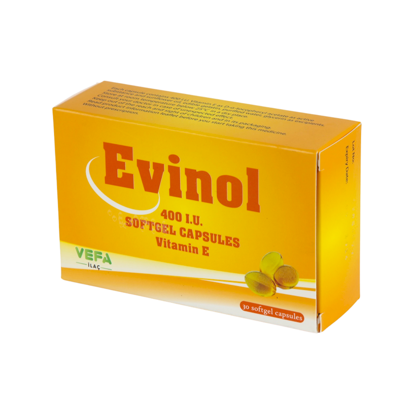 ᐈ Витамин Evinol 400 мг, 30 капсул - купить по выгодной цене | ️ BIRMARKET