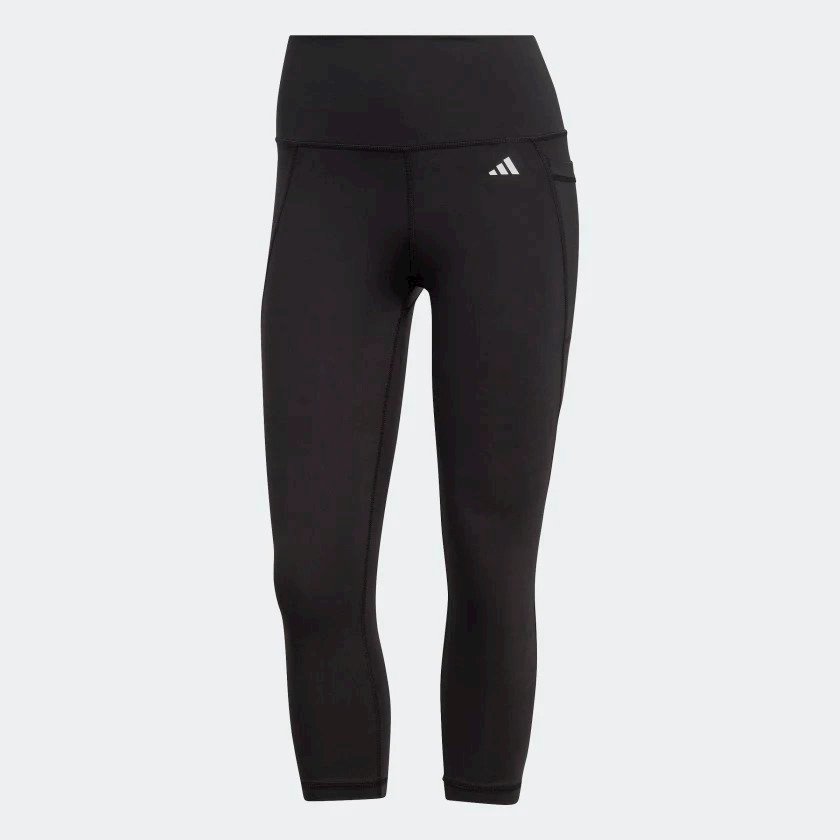 Тайтсы женские Adidas HS9932, черный, полиэстер/эластан, размер XS ...