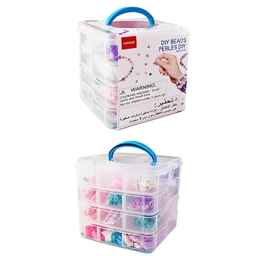 Набор для изготовление украшений Miniso Layered DIY Beads Organizer ...