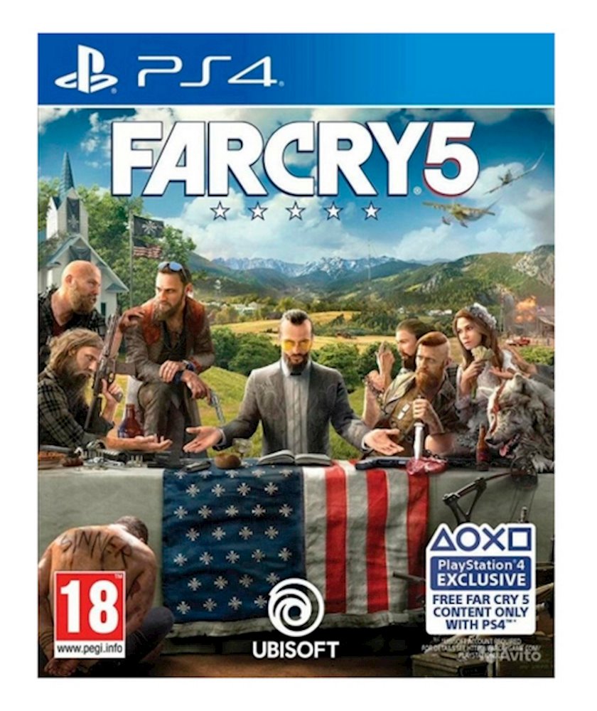 ᐈ Игра Far Cry 5 PS4 Russian/English - купить по выгодной цене | ️ ...