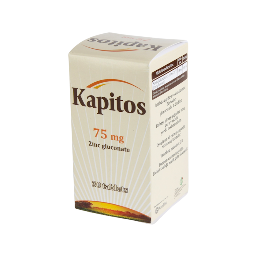 ᐈ Bioloji aktiv əlavə Kapitos 75 mq 30 həb - qiymeti və satışı | ️ ...
