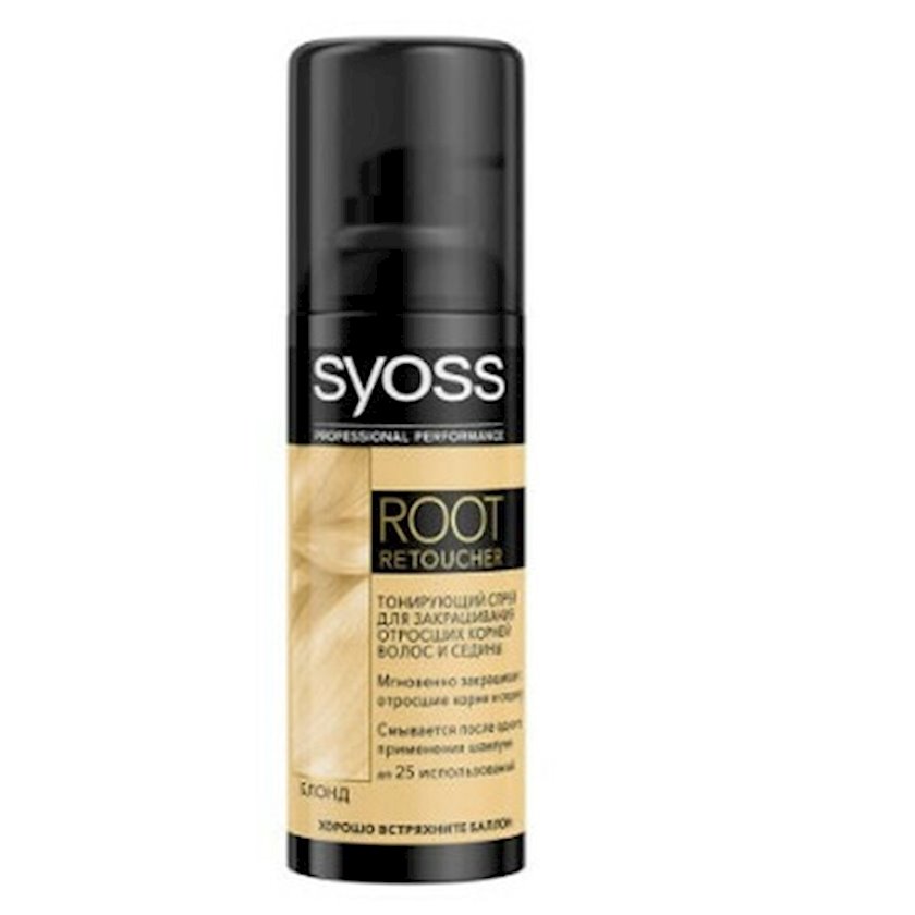 ᐈ Tonlaşdırıcı sprey Syoss Root Retouch Blond 120 ml - qiymeti və ...