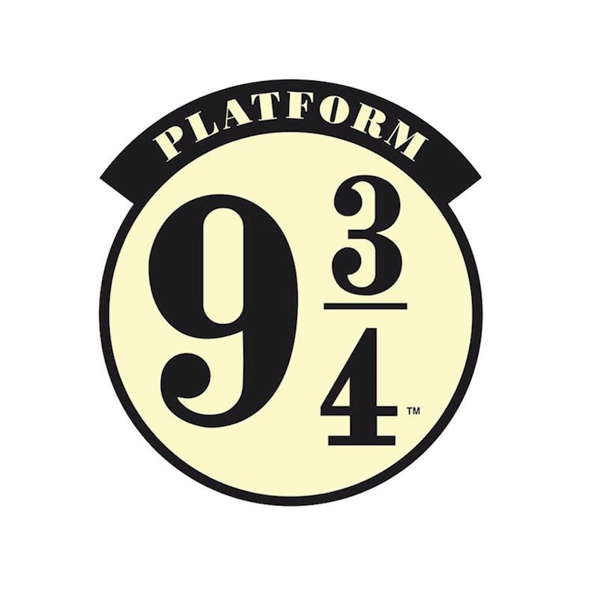 Коллекционная фигурка Wizarding World 9 3/4 Tabela, дерево, черный ...