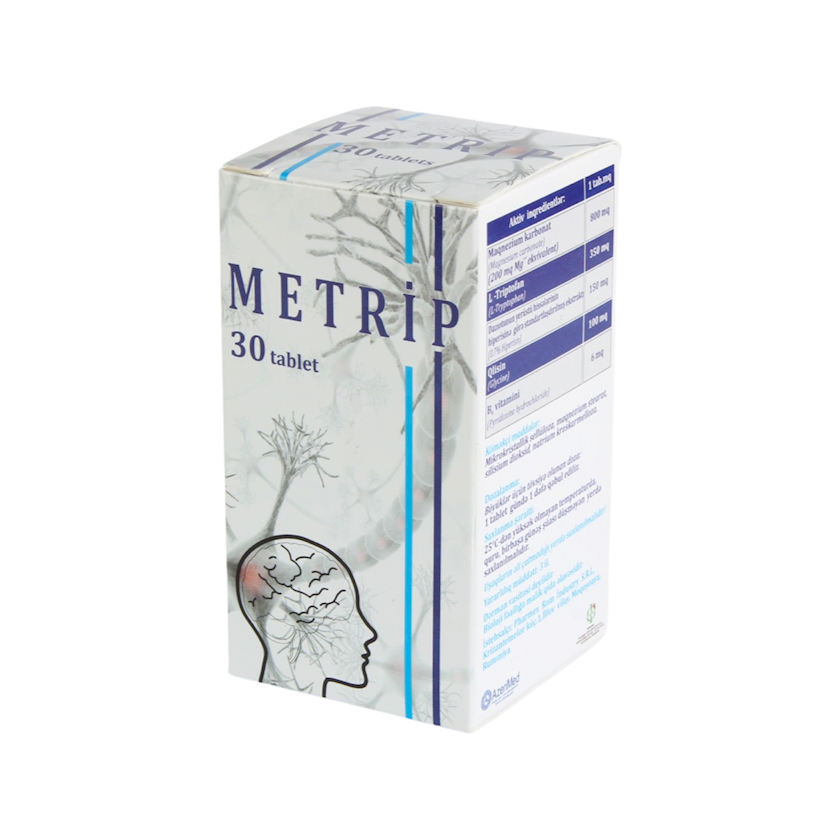 Metrip tablet N30 - Qiymeti, Bakıda almaq. Satışı, icmal, rəylər