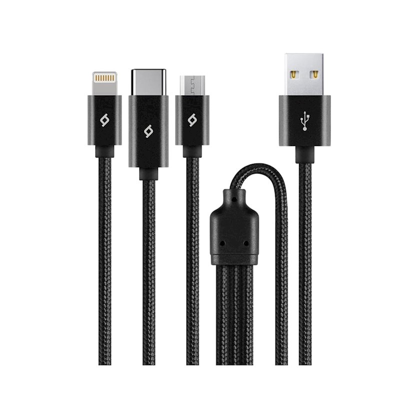 ᐈ Kabel Usb Ttec Trio Charge Data Cable Type C Lightning Micro Usb 2dk39s Qara Qiymeti Və