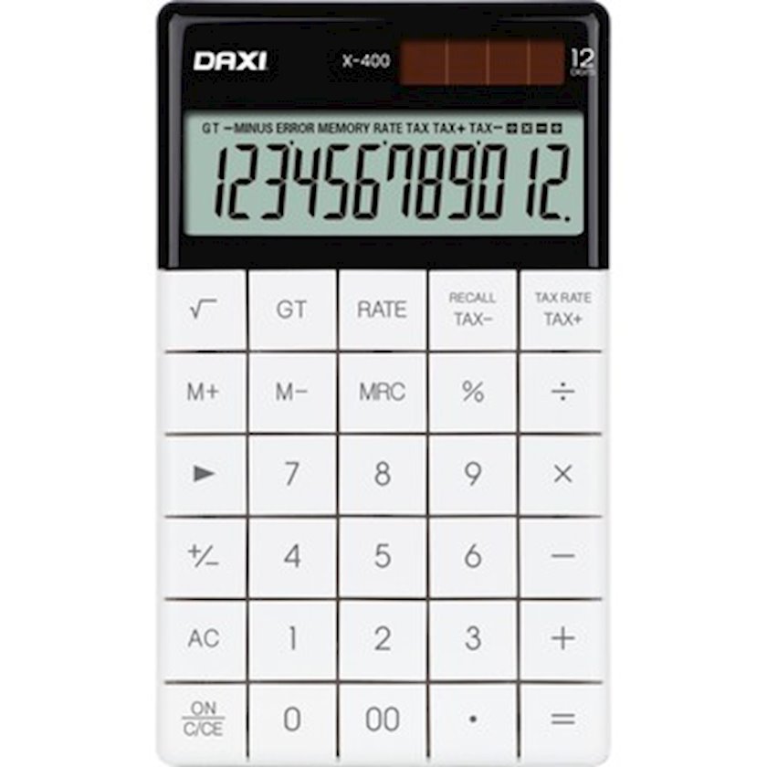 ᐈ Настольный калькулятор Daxi X-400, бесшумная клавиатура, белый, 12 ...