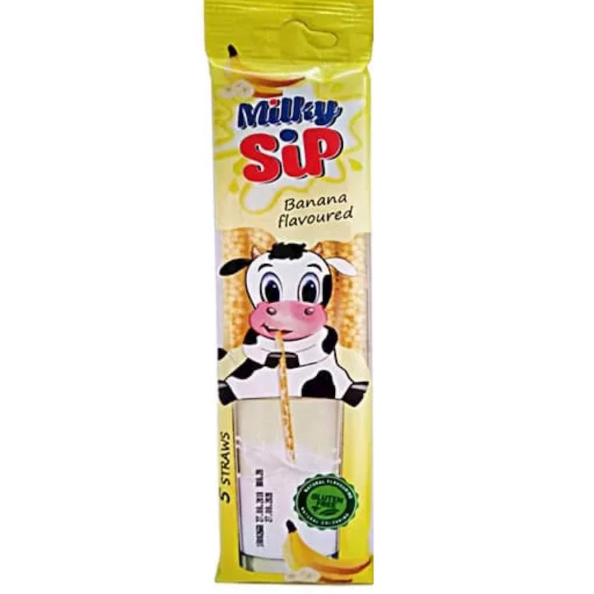 ᐈ Трубочки для питья Milky Sip Banana, 5 шт - купить по выгодной цене ...