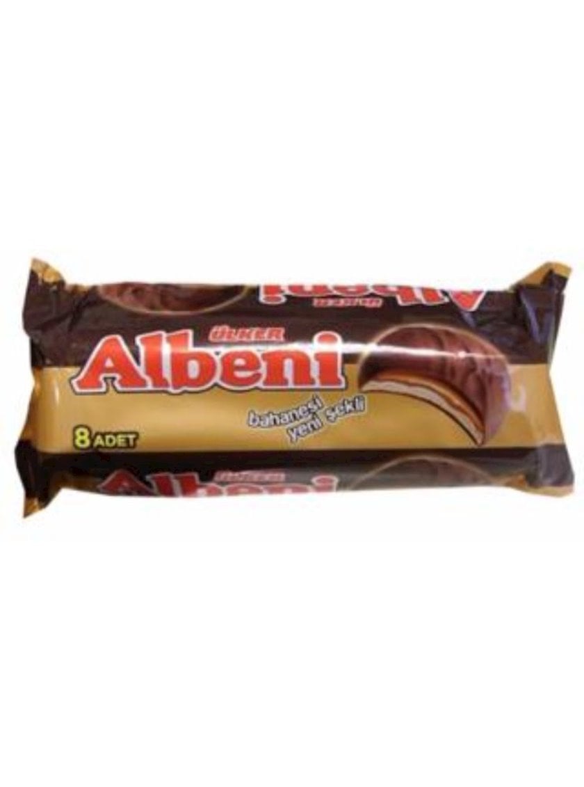 Albeni round печенье в молочном шоколаде с карамелью, 8 х 40 г - купить ...
