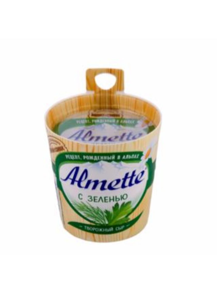 Творожный сыр с зеленью Hochland Almette 60%, 150 г - купить в Баку ...