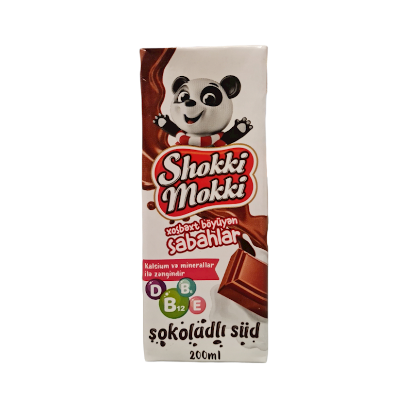 Şokoladlı süd Shokki Mokki 200 ml - Qiymeti, Bakıda almaq. Satışı, icmal, rəylər