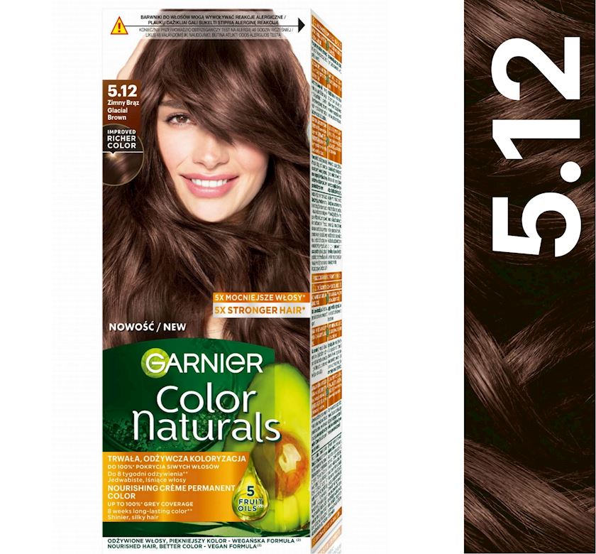 ᐈ Saçlar üçün davamlı qidalandırıcı krem-boya Garnier Color Naturals ...