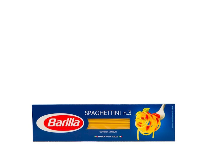 Spagetti Barilla Spaghettini №3, by Dükan - Qiymeti, Bakıda almaq ...