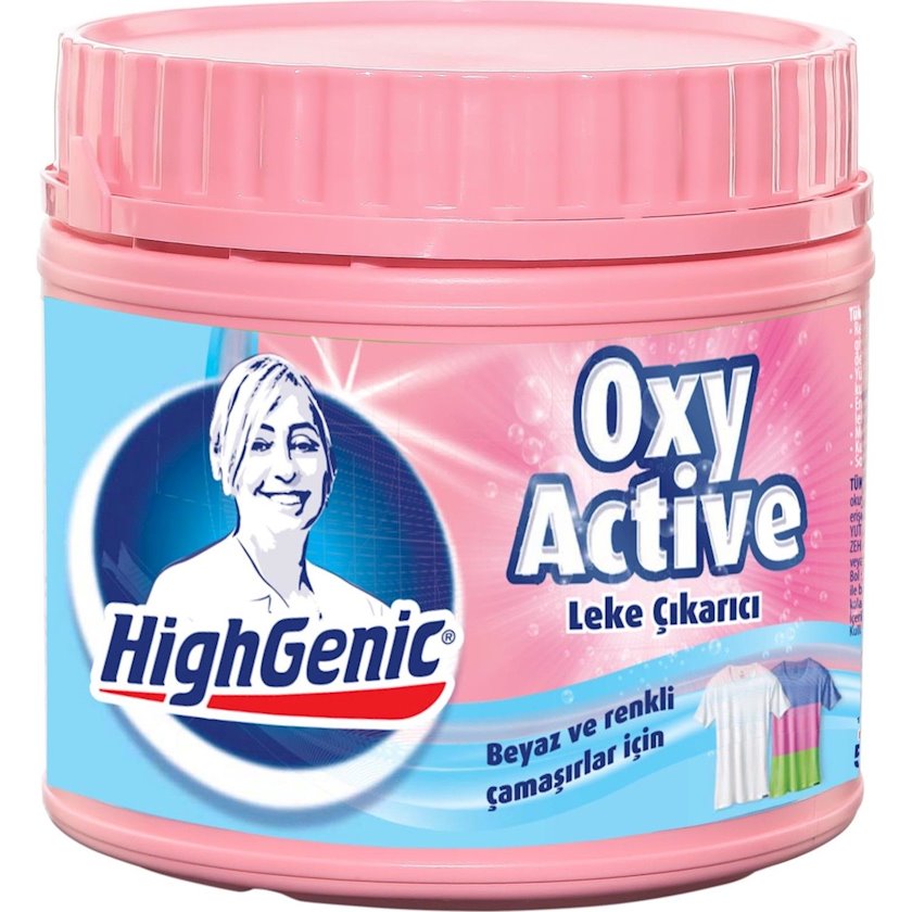 Пятновыводитель HighGenic Oxy Active для цветных и белых тканей 500 мл ...