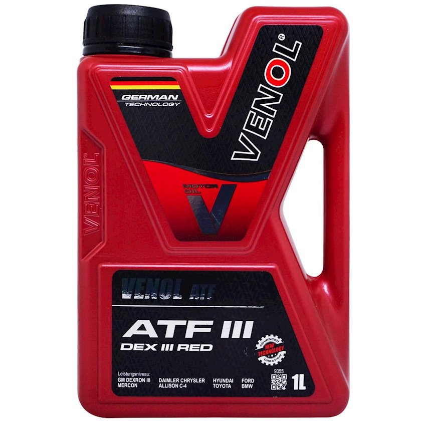 Transmissiya yağı Venol ATF III DEX III Red 1 L - Qiymeti, Bakıda almaq ...