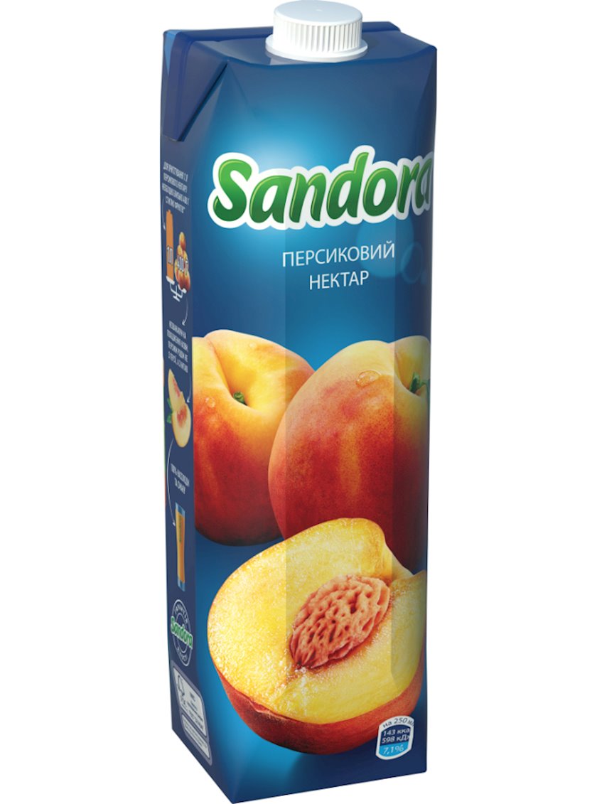 Сок Sandora Персиковый Нектар 1 л - купить в Баку. Цена, обзор, отзывы ...