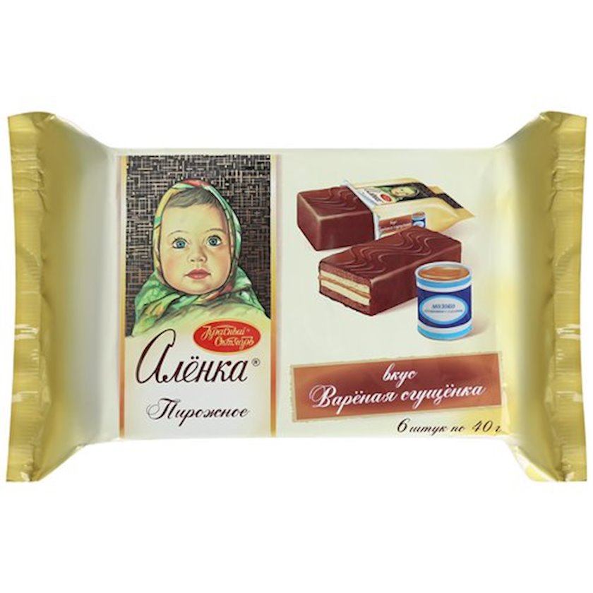 Пирожное бисквитное Alenka 240 г - купить в Баку. Цена, обзор, отзывы ...