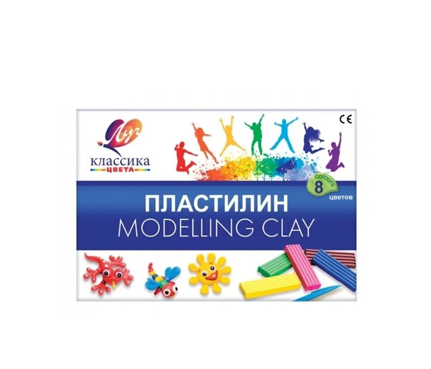 ᐈ Plastilin dəsti Луч Классика, 8 rəng, 160 q - qiymeti və satışı | ️ ...