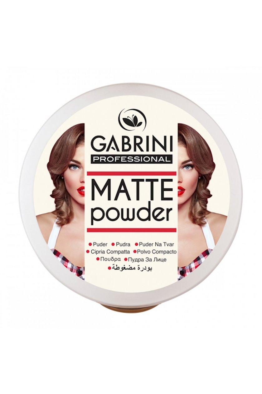 Kompakt kirşan Gabrini Professional Matte Powder 02 12 q - Qiymeti ...