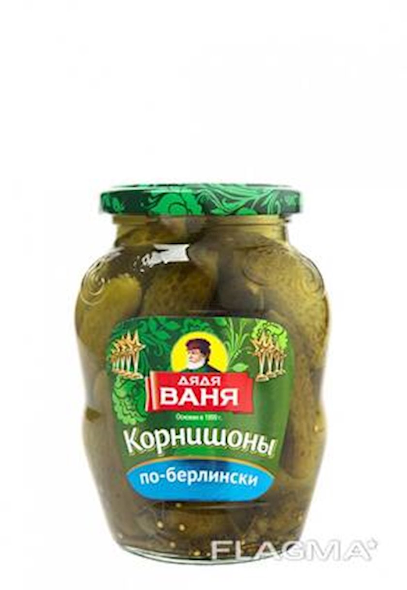 Корнишоны Дядя Ваня по-берлински 350 г - купить в Баку. Цена, обзор ...
