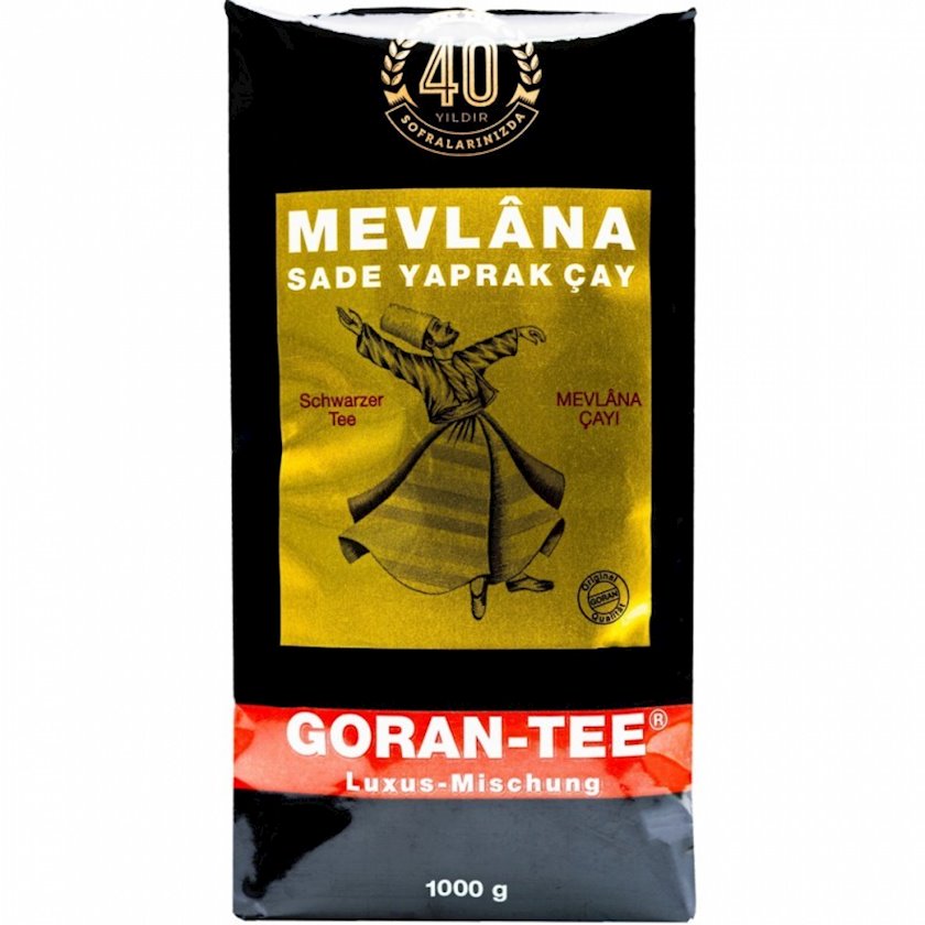 ᐈ Dəmləmə çayı Goran-Tee Mevlana Sade Yaprak Cay qara seylon 1000 q ...