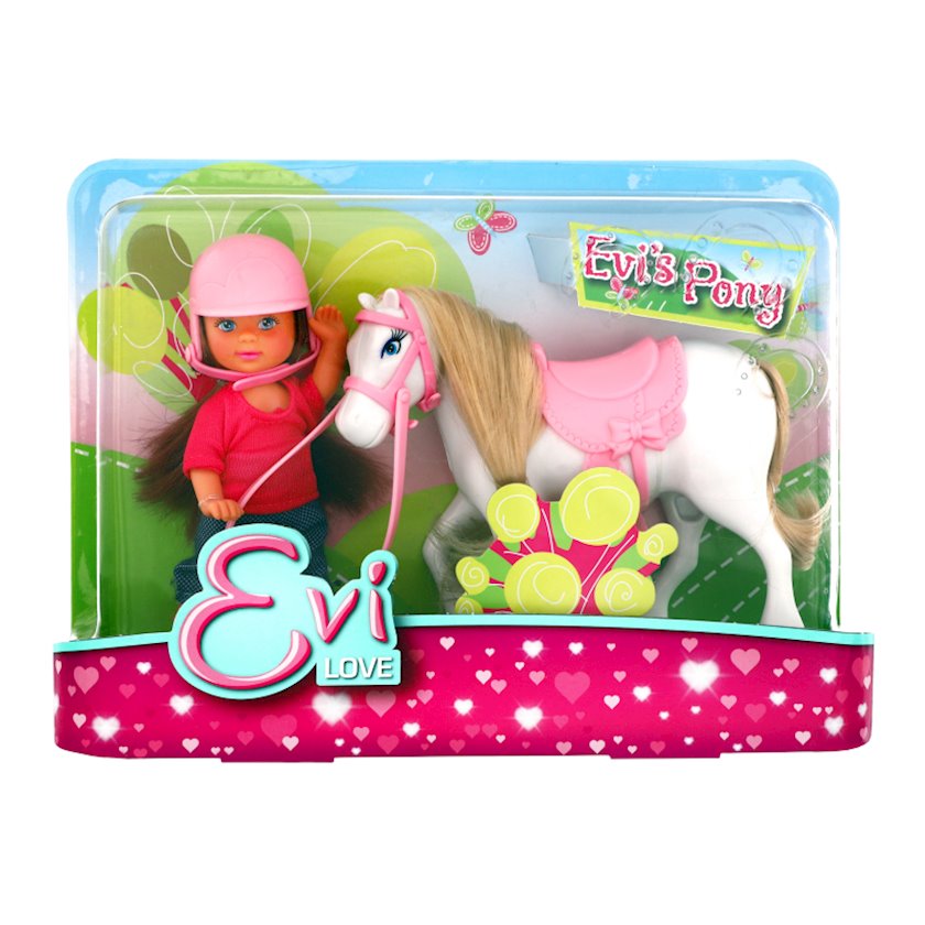 ᐈ Игровой набор Simba Evi Love Evis Pony, кукла с пони, пластик, в ...