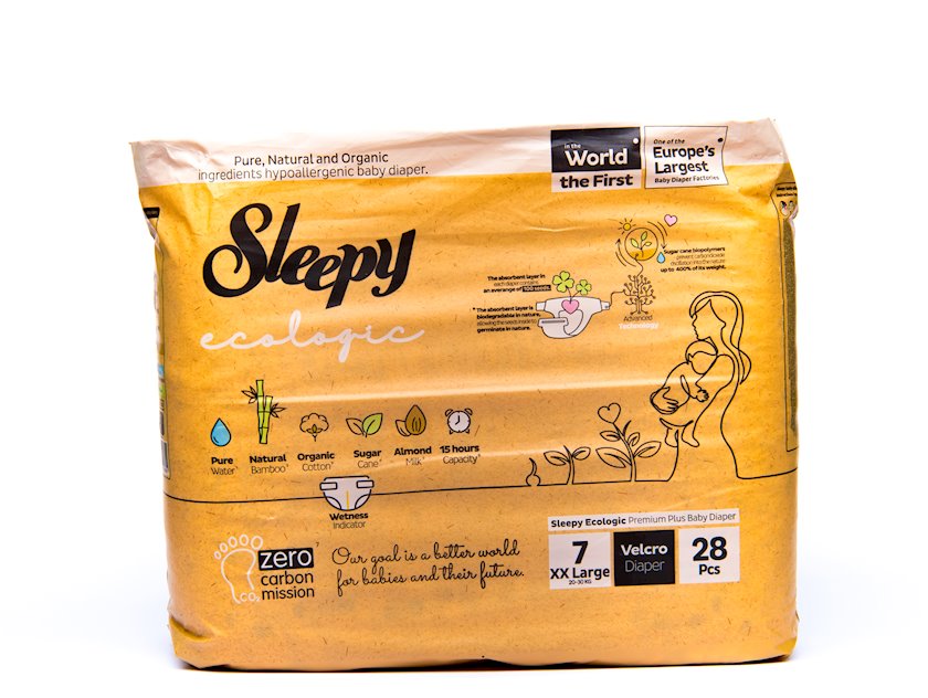 Uşaq bezləri Sleepy Ecologic Double, N7, 20-30 kq, 28 ədəd - Qiymeti, Bakıda almaq. Satışı ...