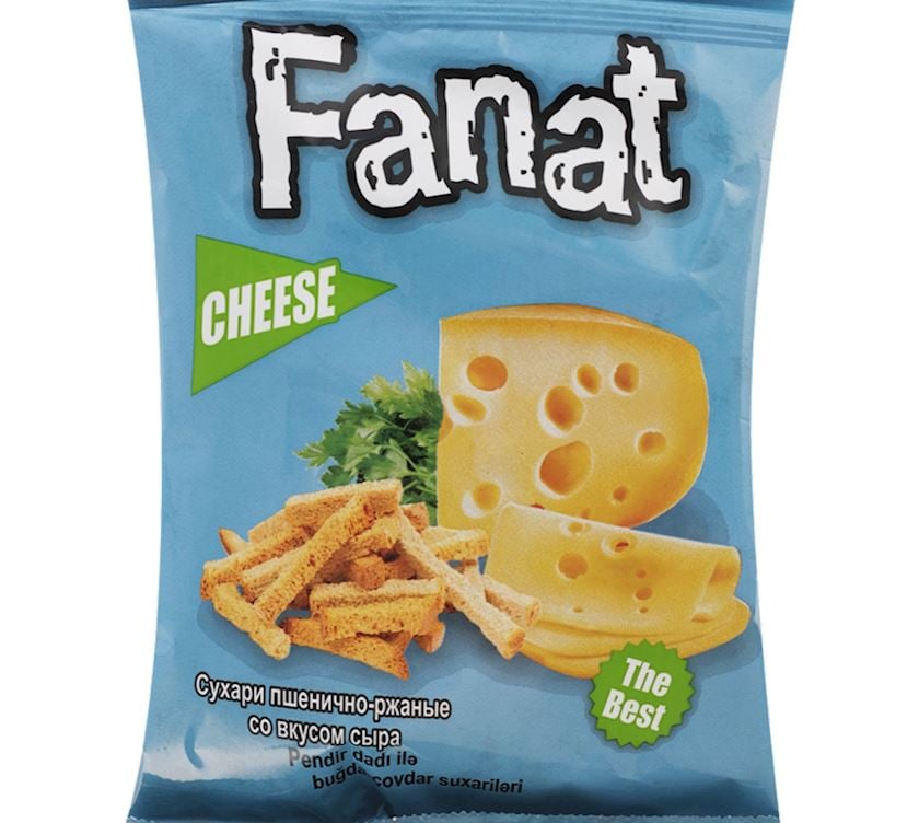 ᐈ Сухарики Fanat со вкусом сыра 65 г - купить по выгодной цене | ️ ...