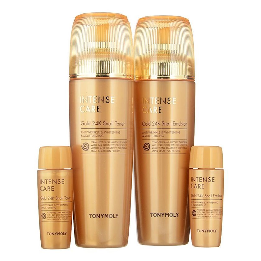 ᐈ Dəst Tony Moly Intense Care Gold 24K Snail Skin Care Set - qiymeti və ...