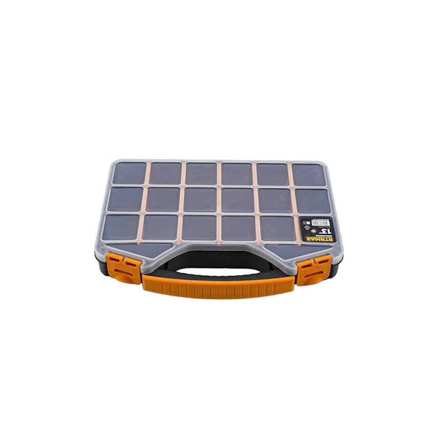 Alətlər üçün qutu Rtrmax RCK013, 330x230x50 mm, plastik, narıncı/qara ...