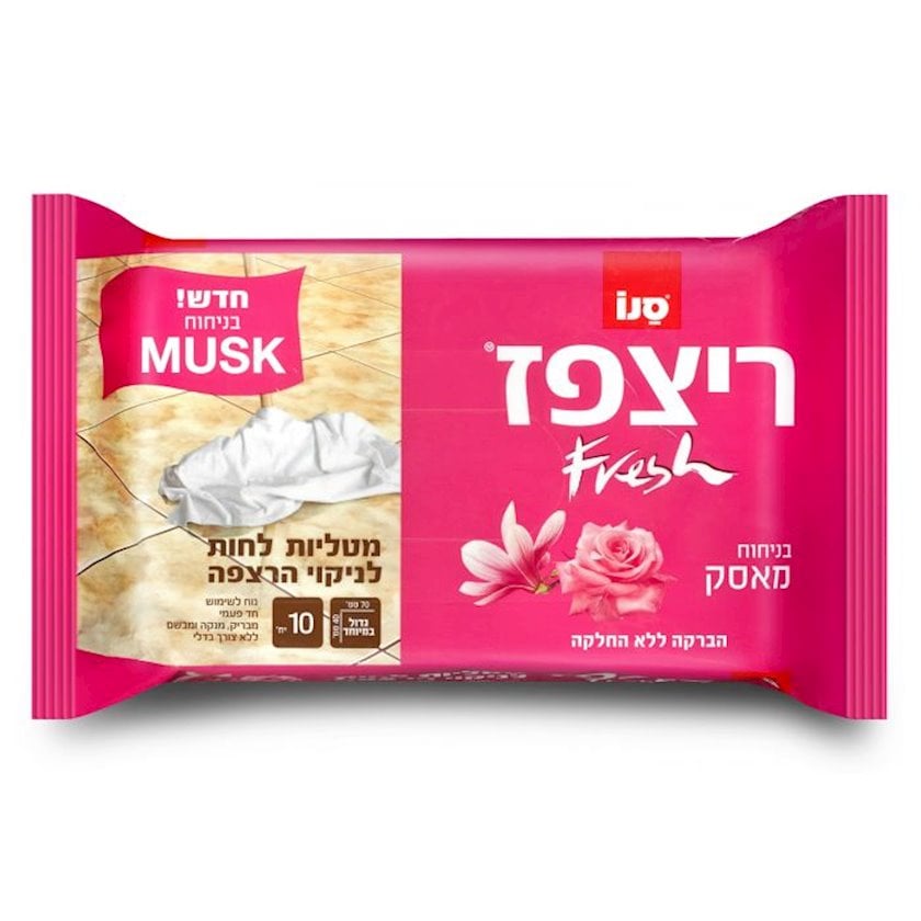 Одноразовые влажные салфетки для швабры Sano Ritzpaz Soft Fresh Мускус ...